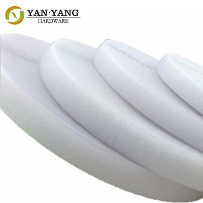 China factory price best quality furniture polyester white hook and loop for sale