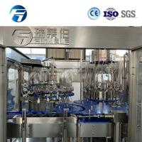 China Carbonated Drink Glass Bottle Filling Machine 2000 BPH with Automatic Capping for sale