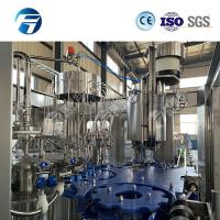 China Carbonated Drink Glass Bottle Filling Machine 2000 BPH with Automatic Capping for sale