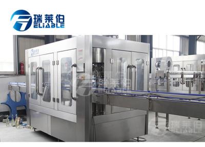China CA equipo que capsula de la cerveza de 3 fases de la botella de alta velocidad automática de la máquina de rellenar en venta