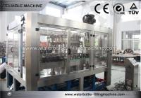 China Carbonated Drink Glass Bottle Filling Machine 3 in 1 3500-7500 BPH for sale