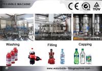 China 0.3-2L PET Bottle Carbonated Soft Drink Filling Machine 7000-7500BPH PLC Control for sale