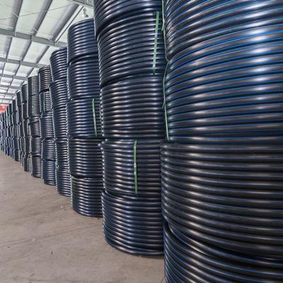 Cina Tubo portatile PE100, tubo flessibile nero del polietilene dell'acqua PN16 di irrigazione del PVC del PE dei pp in vendita