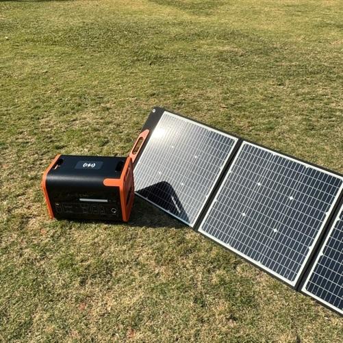 Solar Generator Camping Portable Emergency Power Compatible Device