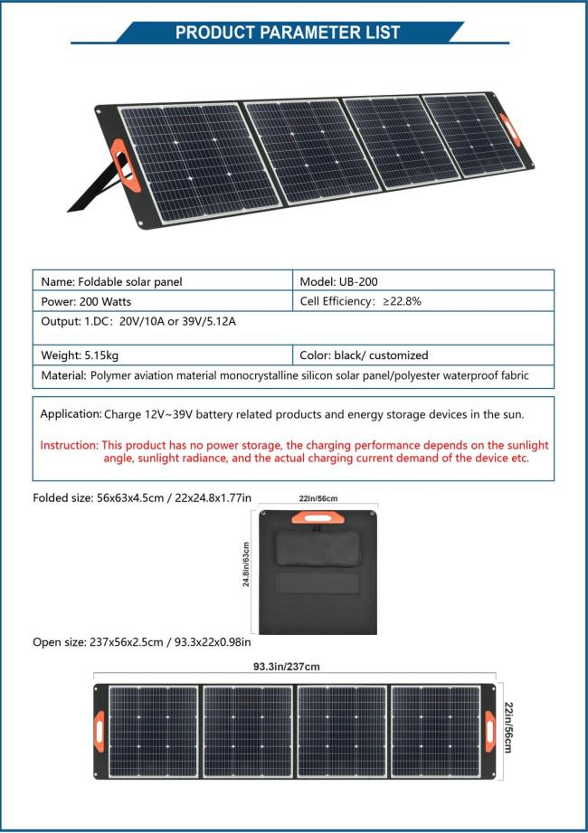 Solar Generator Camping Portable Emergency Power Compatible Device