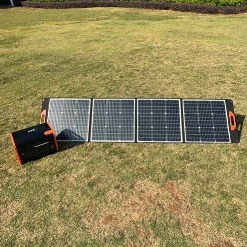 High Quality 300W Single Crystal Foldable Portable Power Station Charger Portable Flexible Solar Panel