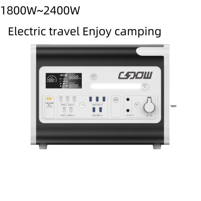 Pure Sine Wave 220V 2048wh Outdoor Camping LiFePO4 Generator AC Power Portable Mobile Power Station