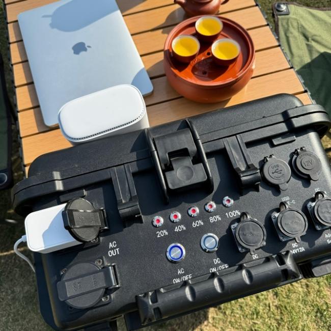Black Multi-Functional 6kw Power Station ABS+ Alloy Outdoor Portable Power Supply