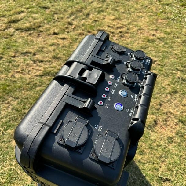 Black Multi-Functional 6kw Power Station ABS+ Alloy Outdoor Portable Power Supply