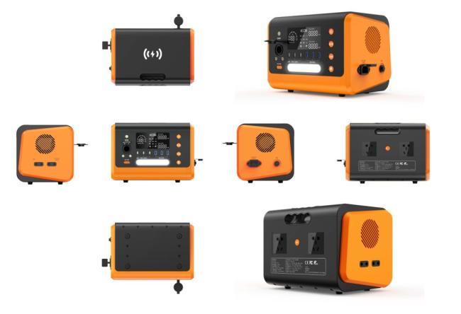 Home Portable Solar Generator Camping Trip Mobile Power 600W Wireless Charging AC/230 Output Power Station