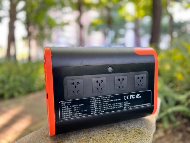 ABS+PC+ Aluminum Alloy Emergency Power Station AC Output Socket 220V Mobile Generator UPS Uninterruptible Power Supply