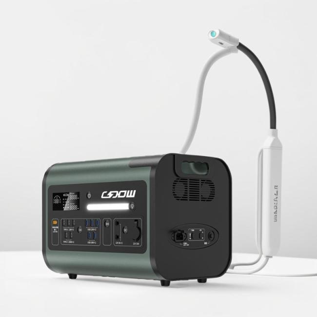 2200W Solar Power System Outdoor Charging Solar Energy Storage LiFePO4 Battery AC DC Portable Power Station