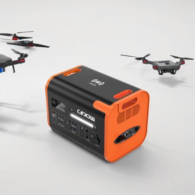 2200W Portable Aluminum Alloy Energy Storage Power Supply, Equipped with Fast Charging 1500W Solar Power Station