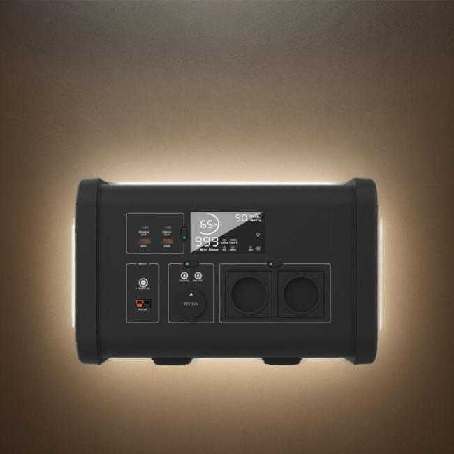 700W Household Outdoor Emergency Energy Storage Battery Standby Power Solar Charger Portable Generator Power Station