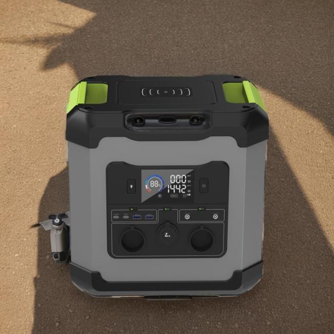 High Power Mobile Power Super Fast 2000W Energy Storage Power Station Portable Uav Charging Bank Power Station