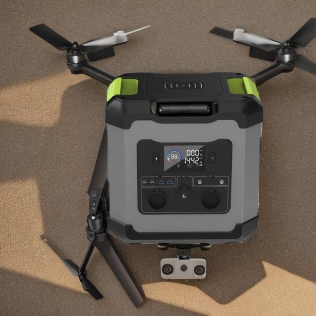 High Power Mobile Power Super Fast 2000W Energy Storage Power Station Portable Uav Charging Bank Power Station