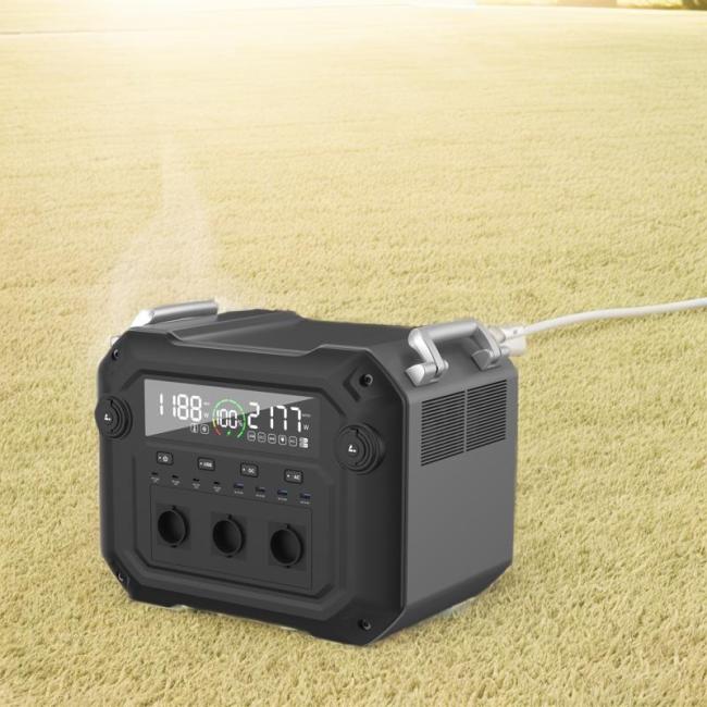 Multiple Protection 2500W 2340wh 110V 120V Solar Generator Household Portable Power Station