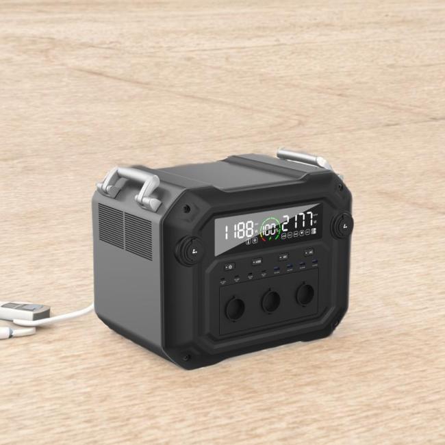 Multiple Protection 2500W 2340wh 110V 120V Solar Generator Household Portable Power Station