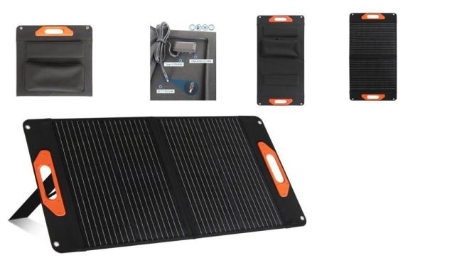 Flexible Collapsible Solar Panels 100W Polycrystalline Silicon Suitable for Family RV Marine Photovoltaic Solar Panels