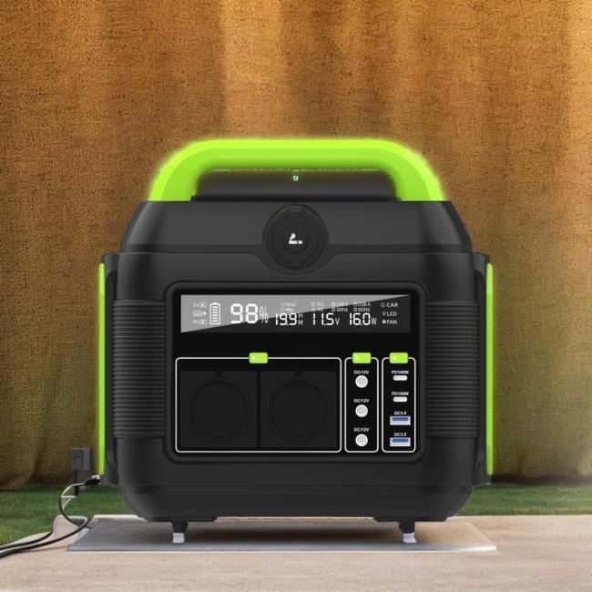 Portable Generator Large Capacity AC 220V 110V 600W Power Station USB DC Output Mobile Power Lithium Battery Solar Energy Storage System