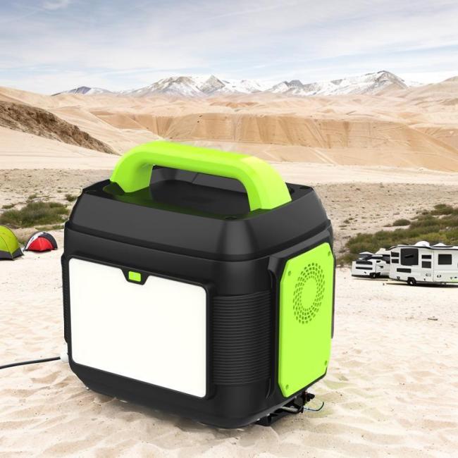 Mobile Emergency Power Station Small Mini 600W Renewable Power Source Solar Portable Energy Storage Power