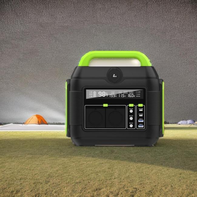 Outdoor Camping Travel RV Energy Storage Power Station Multi-Function Output 600W Mobile Power Station Balcony Charging Treasure Generator