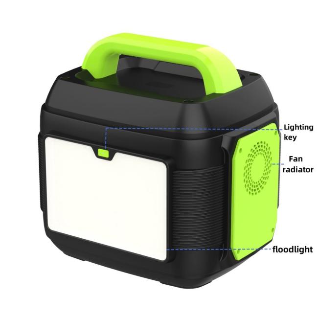 600W Fast Charging 100W Energy Storage Power High-Power Mini Emergency Generator Lithium Battery Power Station