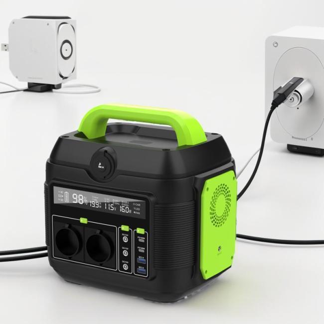 Balcony RV Solar Energy Storage Power 576wh/600W Portable Mobile Generator High-Power Multifunctional Power Station