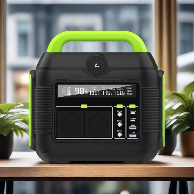 600W with LED Light 11W High Quality Large Capacity Portable Power Station Solar Generator