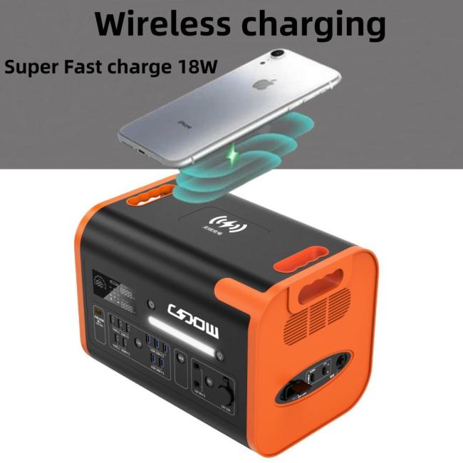 High Power 200W 300W 1200W 1600W 2000W 2400W Portable Solar Power Station