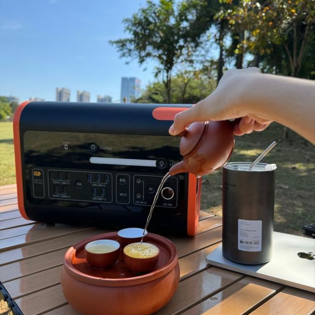 2200W 110V 220V Camping Emergency Solar Panel Input 800W Portable Power Station