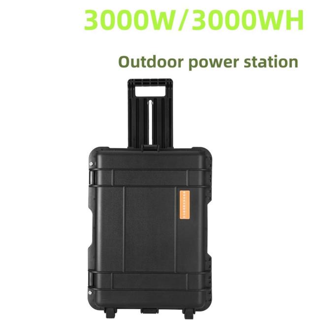 3kw Built-in Pure Sine Wave Portable Mobile Charging Power Station