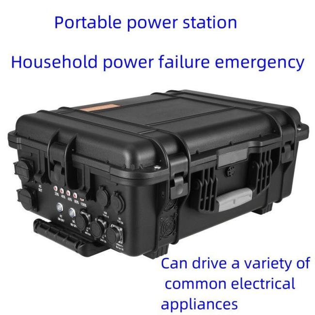 3kw Built-in Pure Sine Wave Portable Mobile Charging Power Station