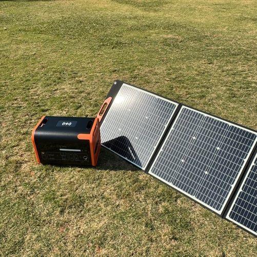 Outdoor Camping LiFePO4 Lithium Battery 2200W AC Solar Generator Portable Power Station