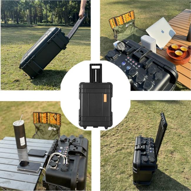 The Best-Selling 7000W Pulleys Portable Power Supply Outdoor Emergency Home RV Mobile Power Station