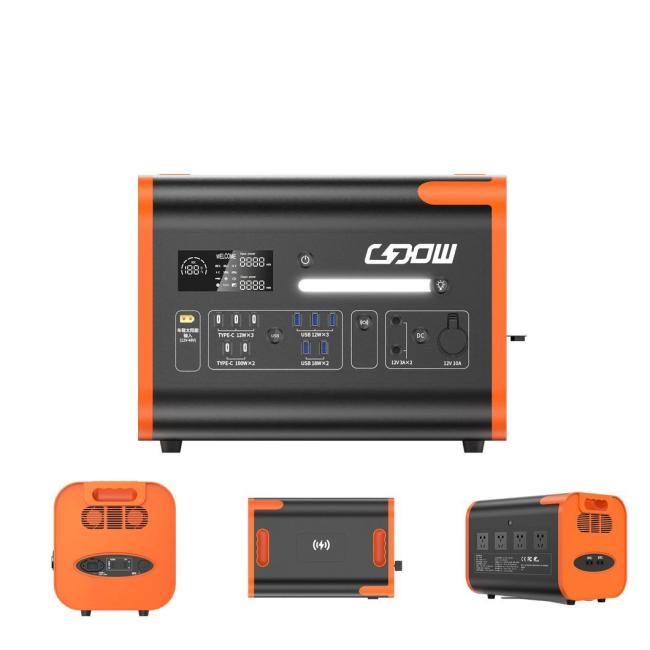 2200W Durable Portable High Power Output Power Station, Solar Power Station.