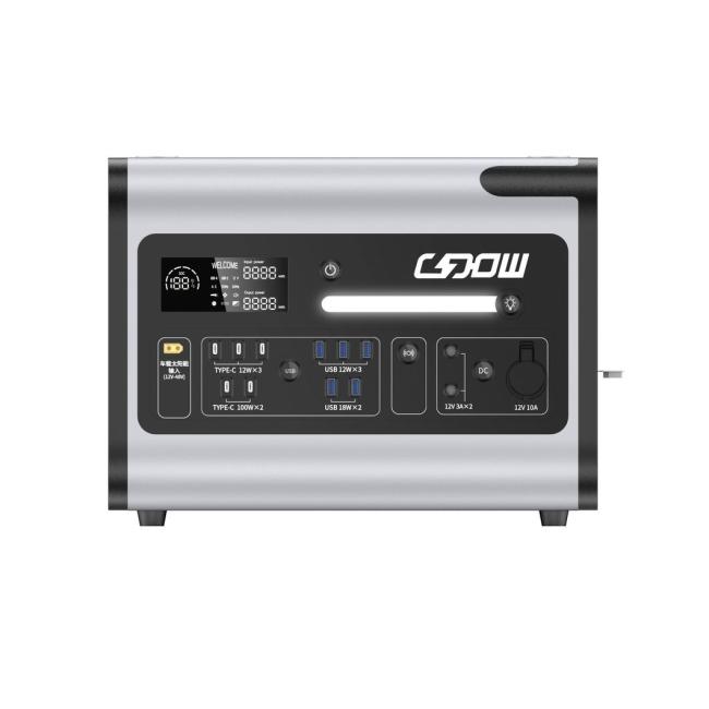 Fast Charging 2000W Silent Mobile Power Portable Solar Power Station