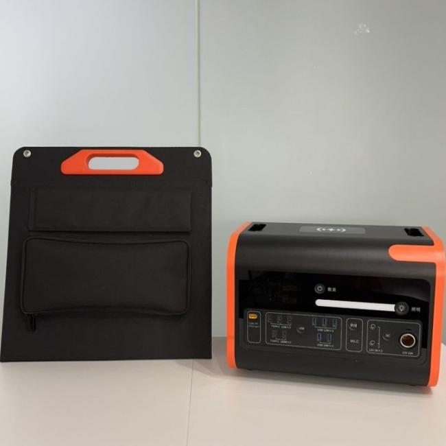 2000W Portable Mobile Generator Outdoor Emergency Power Source Solar Power Station