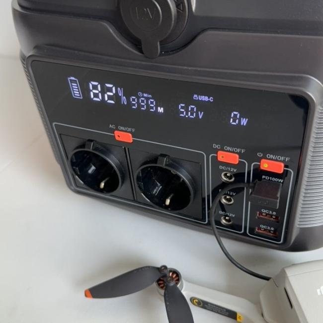 Portable Power Station 576wh Mobile Power Fast Charging Solar Generator Outdoor Camping Home Emergency Power Supply