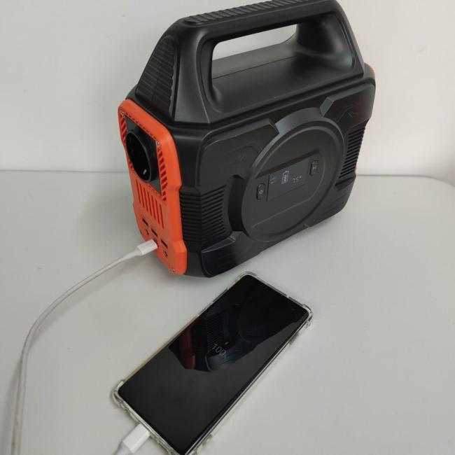 Mini Lithium Battery Generator Mobile Charger 300W Rechargeable Solar Portable Power Station,