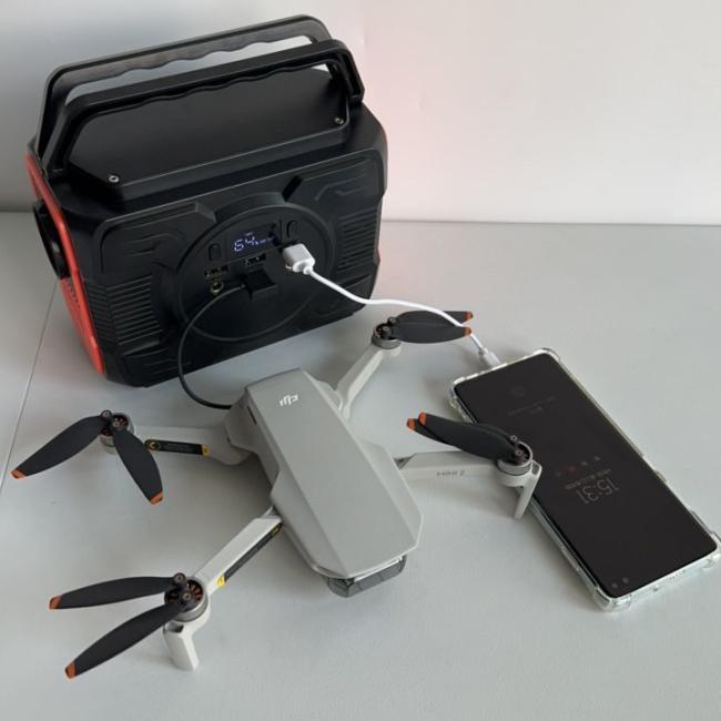 200W Lightweight Mini Lithium Battery Generator Mobile Charger USB Portable Power Station