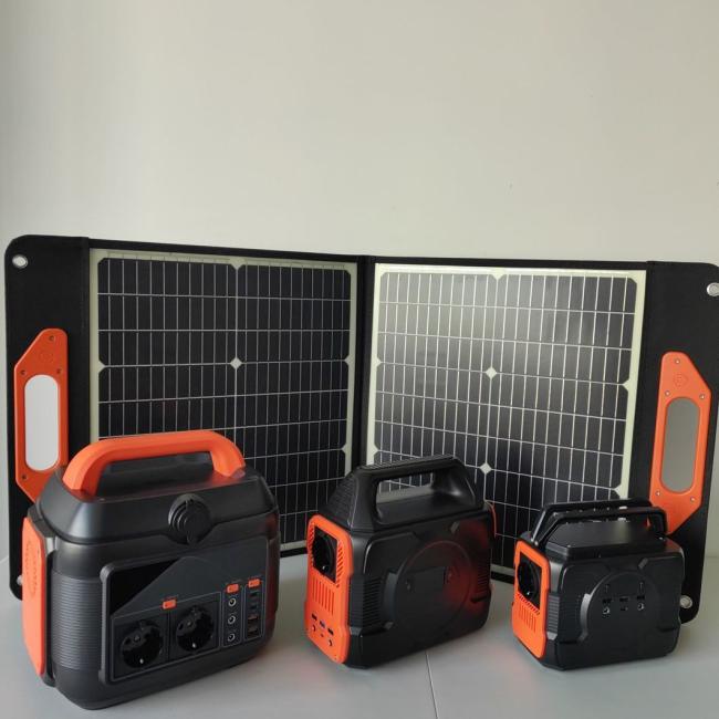Portable Mobile Power 200W AC DC Output Generator Solar Outdoor Power Station
