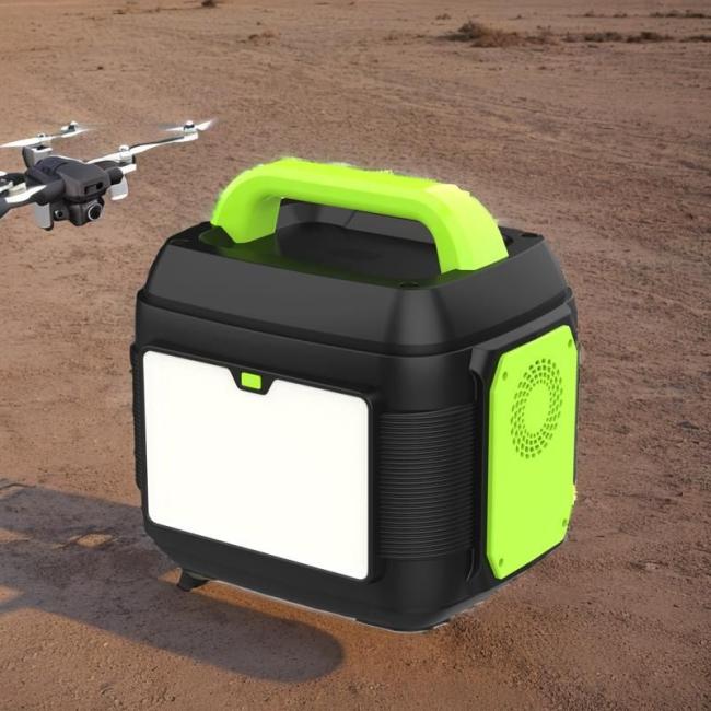 Solar Lithium Battery Mobile Power UPS Household Outdoor Camping RV Emergency Energy Storage Power Station 600W High-Power Generator