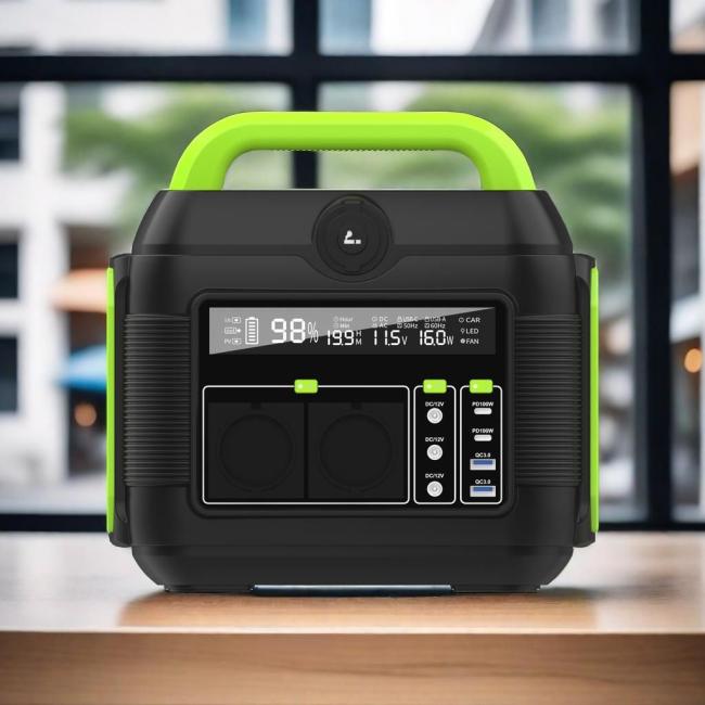 600W with LED Light 11W High Quality Large Capacity Portable Power Station Solar Generator