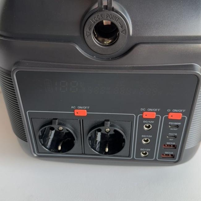 New Energy Outdoor Emergency 600W/576wh Portable Power Station