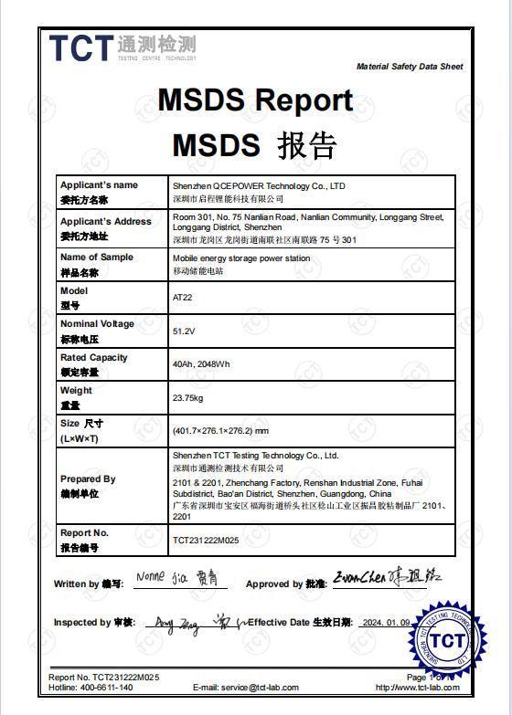 Two-Way Fast Charge 1500W Mobile Power Portable Solar Generator 2200W Indoor Emergency Power Station