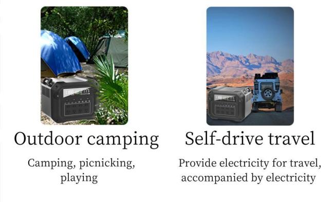 1000W 3600W Pure Sine Wave AC Socket Solar Generator Portable Power Station