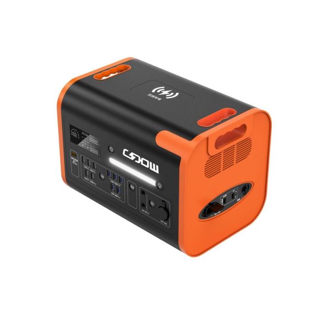 2048wh 2200W Portable Mobile Charging Bank Home Emergency AC DC Output Generator Solar Power Station 1500W 1000W