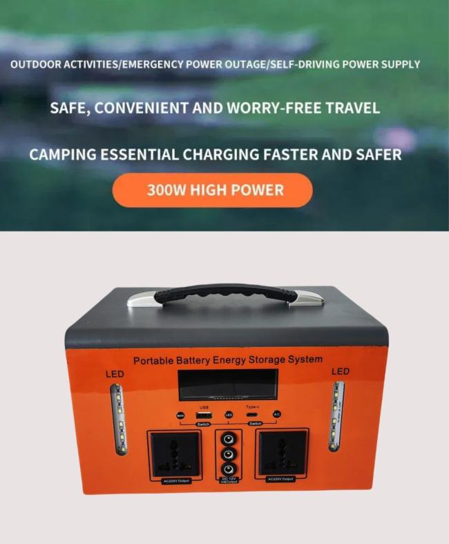 300wac/DC Office Mobile Charging Bank Portable Power Station