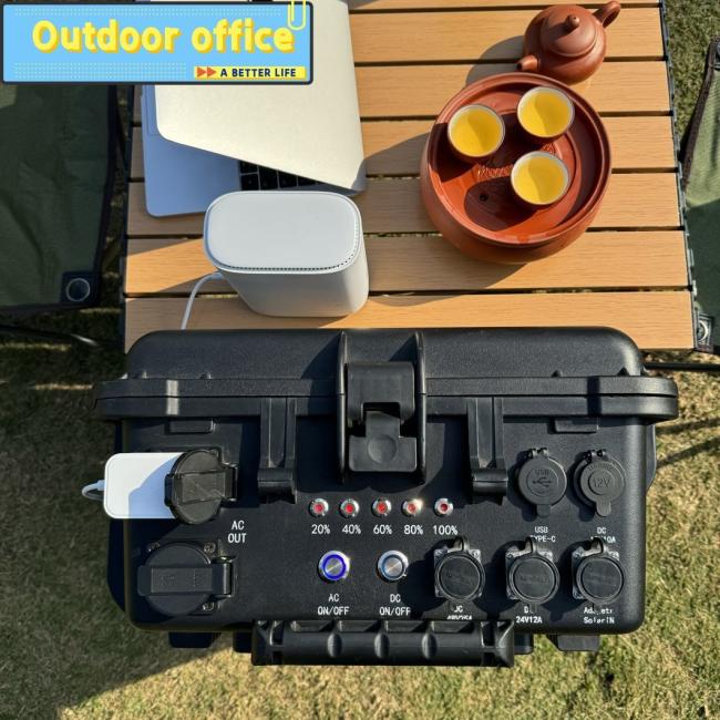 Hot Selling 3000W Lithium LiFePO4 Battery Portable Rechargeable Solar Wind Hybrid Power Station